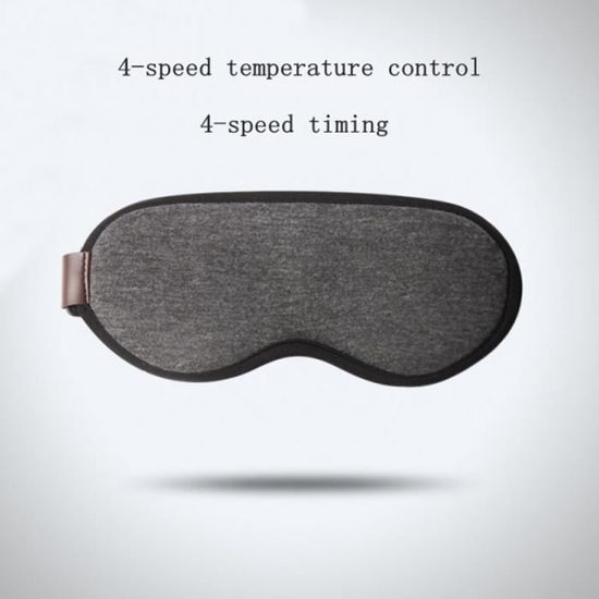 Couleur Gris intelligent Masque 3D à vapeur pour les yeux, chauffage ...