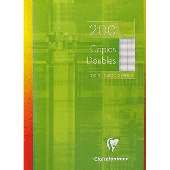 Copies doubles non perforees A4 - Étui de 50 - Cdiscount Beaux-Arts et ...