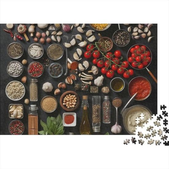 Épices Puzzles Adultes Nourriture 500 Pièces Cadeaux D'Anniversaire ...