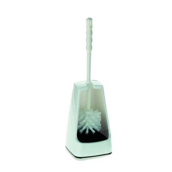 Kela brosse de toilette et support Levin 38 x 12 cm blanc en 2 parties - Cdiscount Bricolage