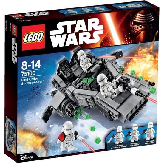 LEGO® Star Wars 75100 First Order Snowspeeder™ - Cdiscount Jeux - Jouets
