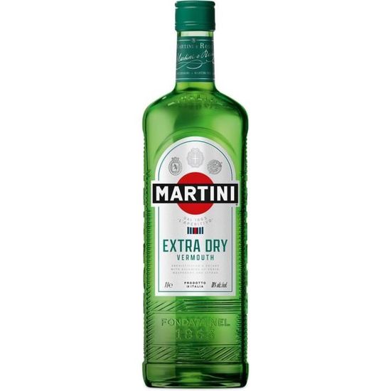 Martini - Extra Dry - Vermouth - 18,0% Vol. - 100 cl - La cave Cdiscount