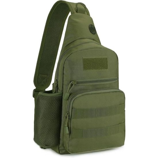 Bandoulière Sac Épaule Poitrine Tactique Sac Cyclisme Randonnée Sac À ...