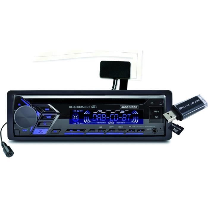 Caliber Autoradio - Bluetooth CD Player AUX USB SD Card Entrée - Dab ...
