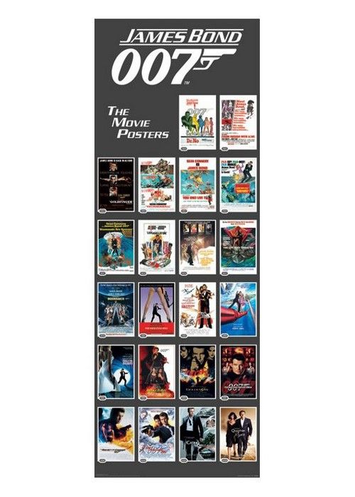 JAMES BOND - Movie posters - 53x158cm - Affiche / Poster - Cdiscount Maison
