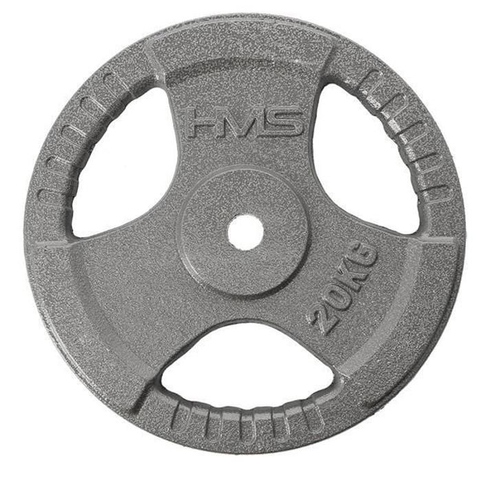 Disque de musculation - HMS - THM20 - 20 kg - Couleur gris - Usage ...