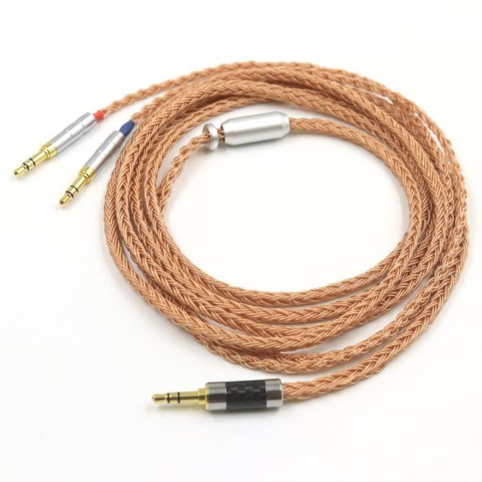 4,4 mm équilibré - 1,5m - Câble De Casque Xlr 16 Cœurs 3.5 4.4mm, 4 ...