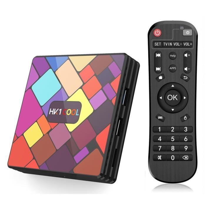 Media Streamer Décodeur 4K 4+64 Go Android 9.0 Tv Boîte Rk3318 Support ...