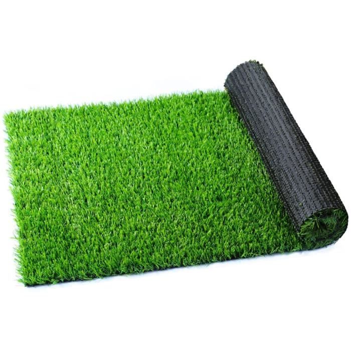 Gazon Artificiel Herbe Synthétique Hauteur De 30mm Tapis Type Gazon Artificiel avec Trous De ...
