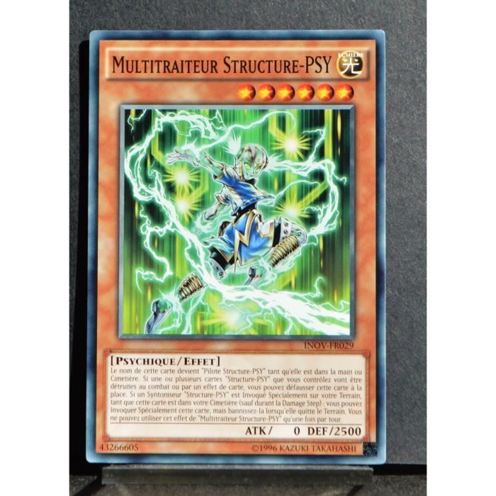 Carte YU-GI-OH INOV-FR029 Multitraiteur Structure-psy NEUF FR - Cdiscount Jeux - Jouets