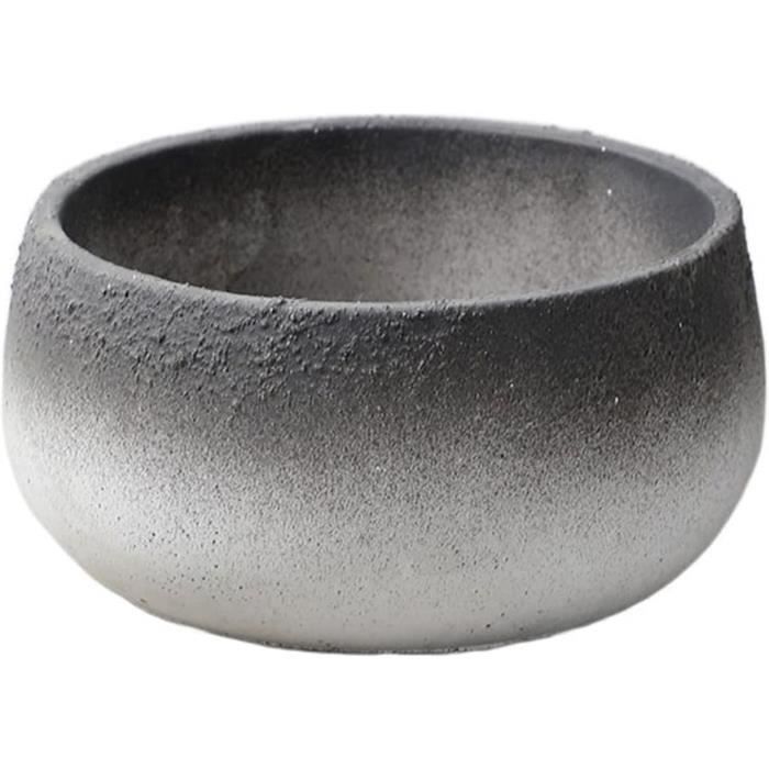 Pot De Fleurs Pot De Fleurs en Ciment Style Simple Plante Verte D ...