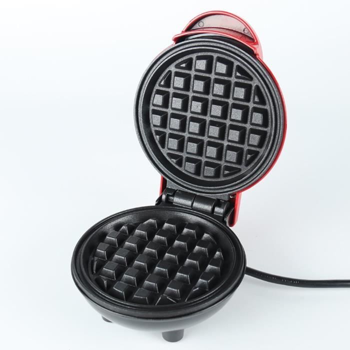 Mini Gaufrier électrique Machine à pain gâteau petit-déjeuner 350W ...