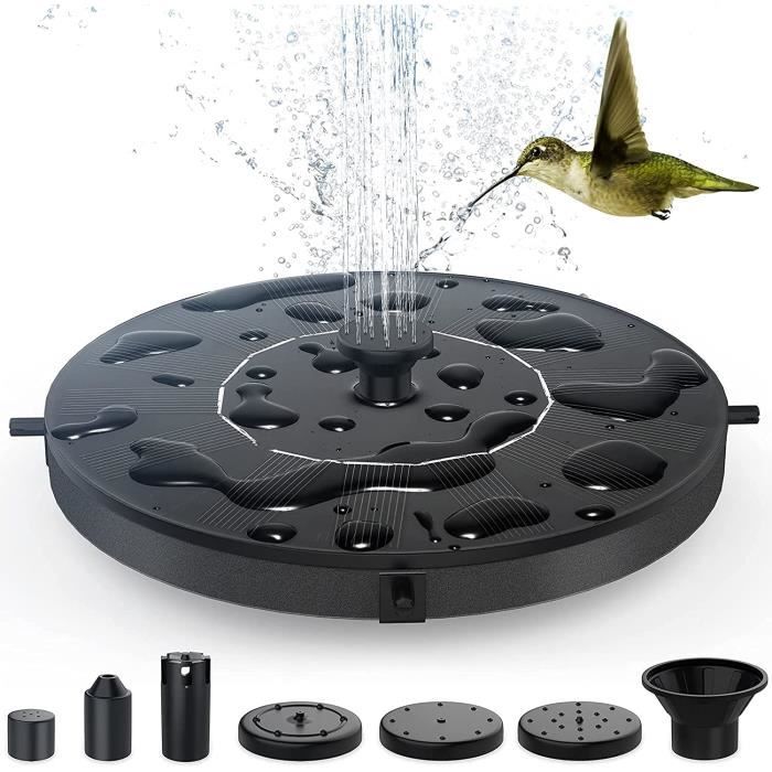 Fontaine Solaire 1.4w Exterieure Jardin Extérieur 6 Buses Pompe Bassin Jar - Cdiscount Jardin