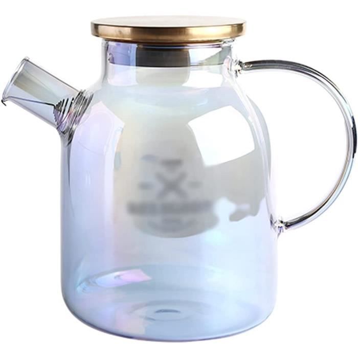 Carafe Eau Pichet En Verre Avec Filtre En Spirale Bouilloire Résistante ...