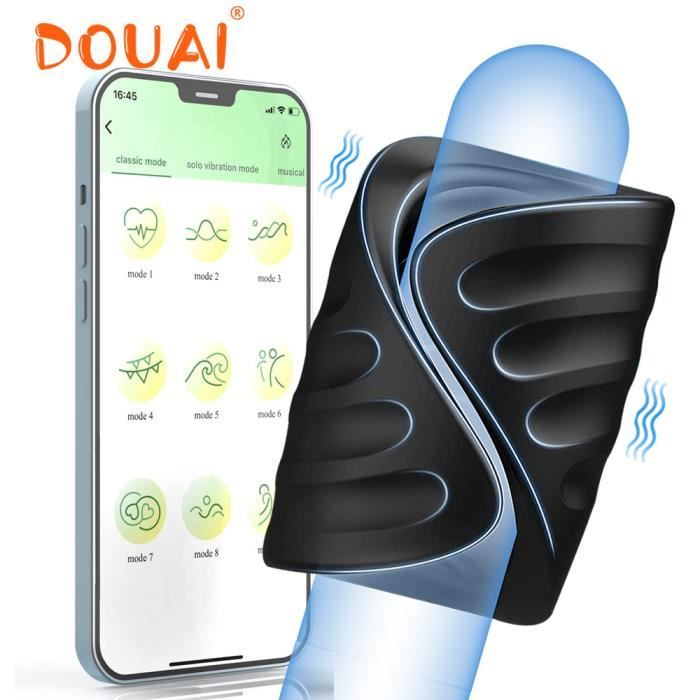 Masturbateur automatique pour homme, vibrateur Bluetooth, contrôle par application, Machine ...