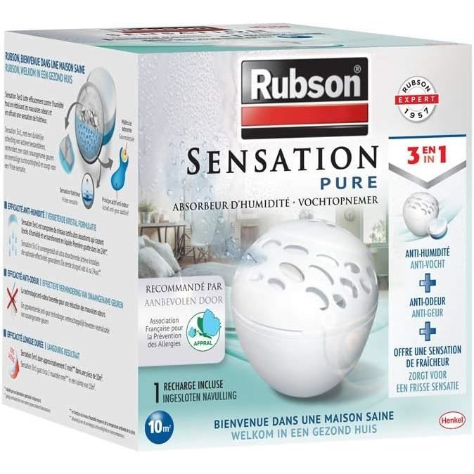 Rubson Sensation Pure | Absorbeur D'Humidité Pour Petites Pièces De 10 ...