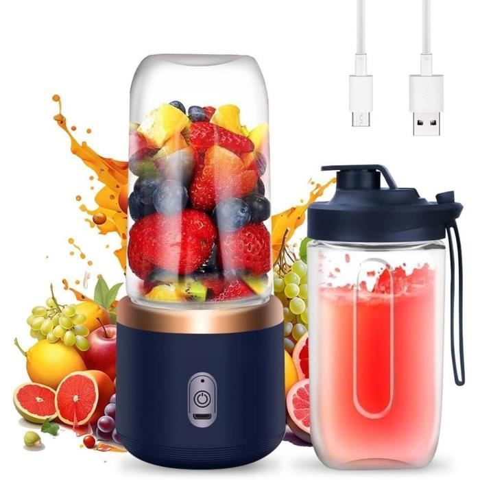 Mini Mixeur Portable, 400 Ml Mélangeur Portable Smoothie Maker ...
