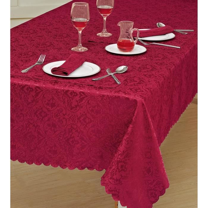 Nappe Décorative Classique En Jacquard Imprimé Damassé - Nappe ...