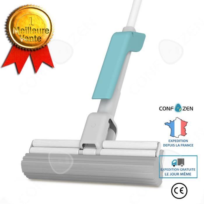 CONFO® Vadrouille éponge, embout éponge, mains libres, eau pressée ...