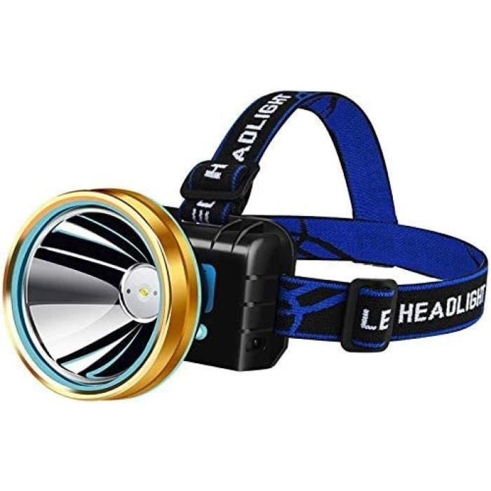 Ajustable Lampe Frontale Led Le Phare Monté Sur La Tête Éblouissement ...