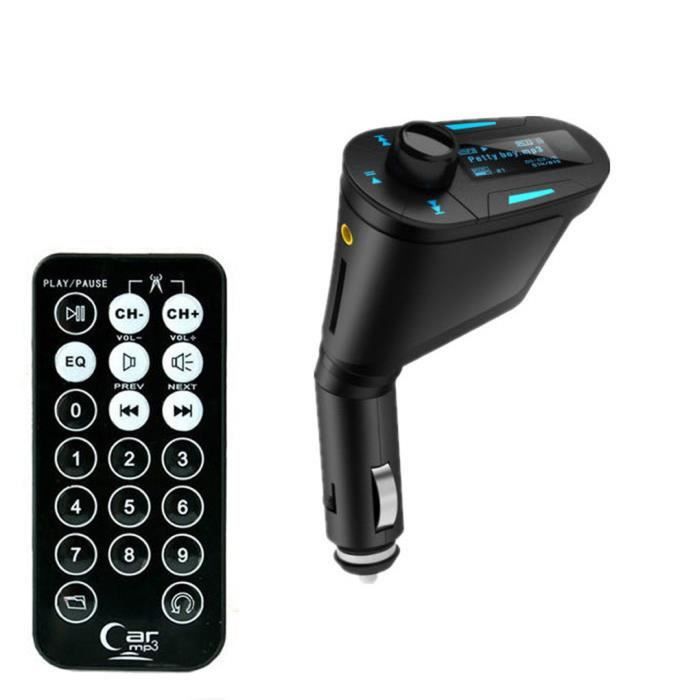 Auto Musique Lecteur MP3 Transmetteur FM Radio Modulator USB TF voiture ...