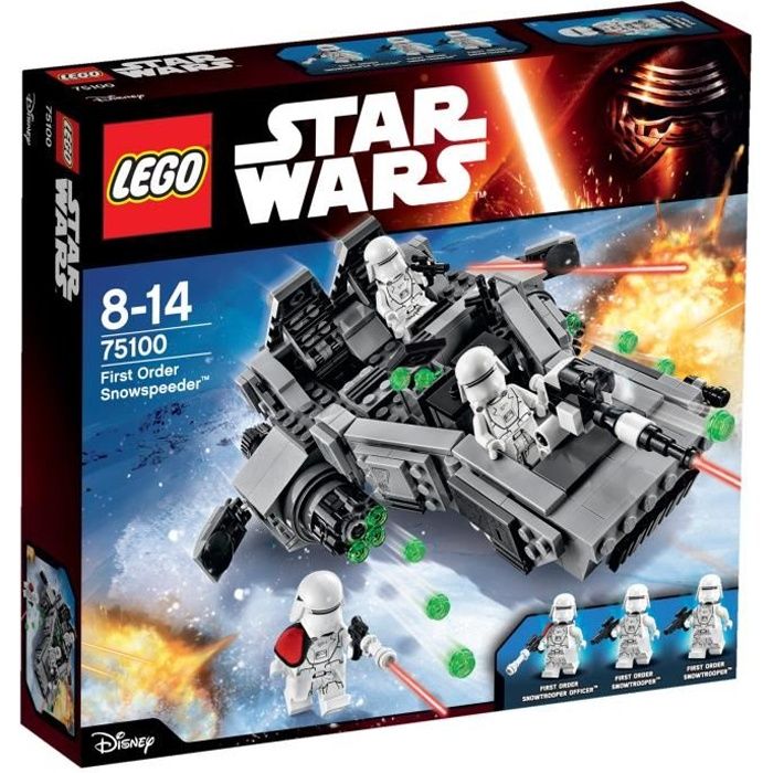 LEGO® Star Wars 75100 First Order Snowspeeder™ - Cdiscount Jeux - Jouets