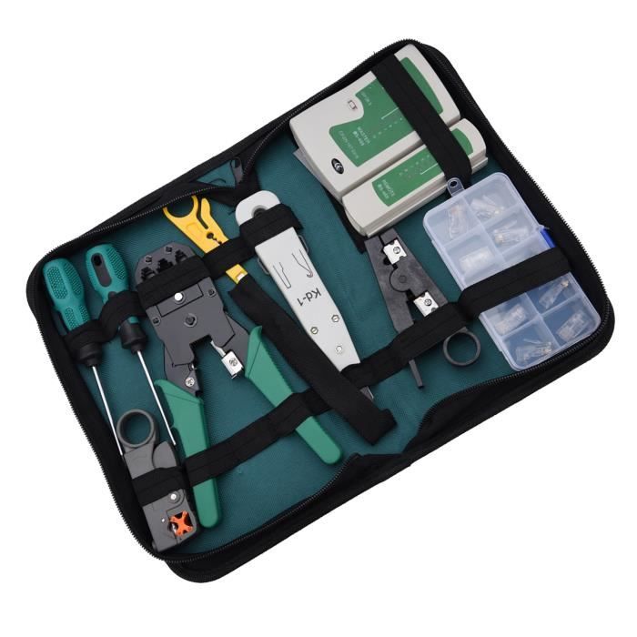 Kit d'outils de maintenance réseau - minifinker - Testeur de câbles ...