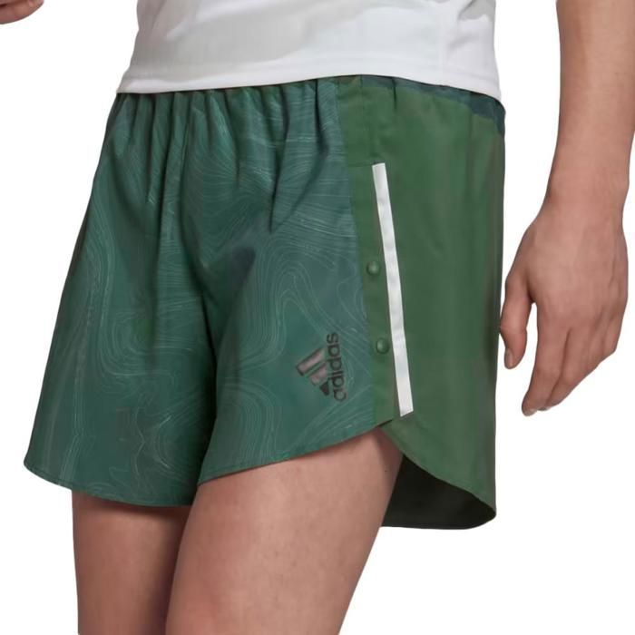 Short de Running Vert Homme Adidas HF8753 - Cdiscount Sport