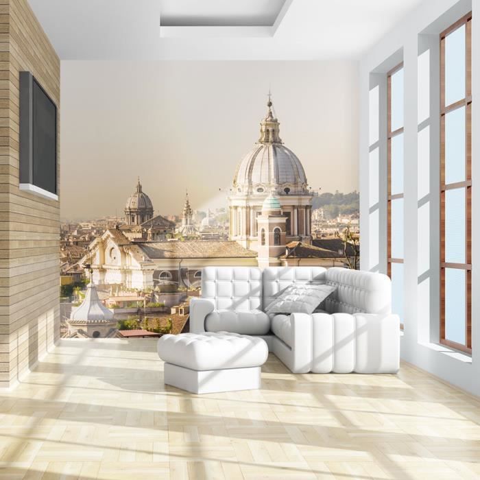 Papier peint Ville et Architecture Rome et vue à vol d'oiseau 350x270 ...