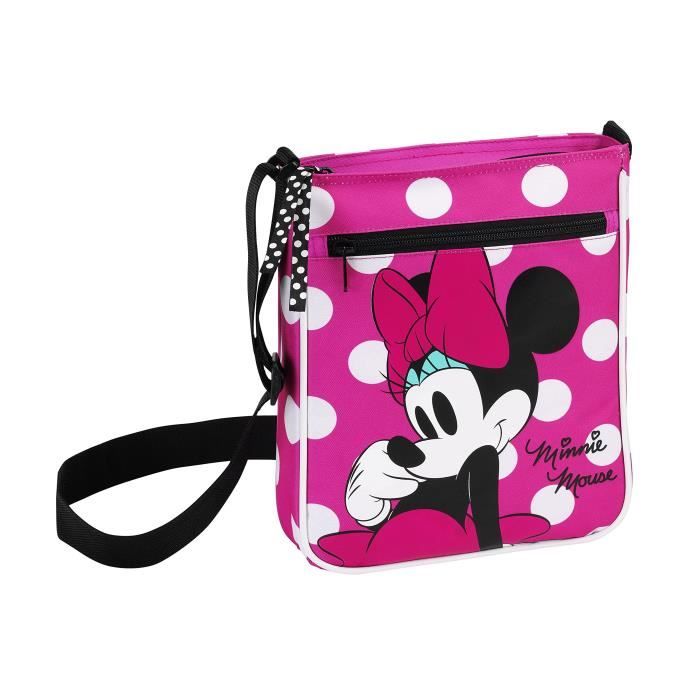 Safta Minnie Mouse Sac à bandoulière 21 cm x 25 cm x 5 cm 611 513 431 ...