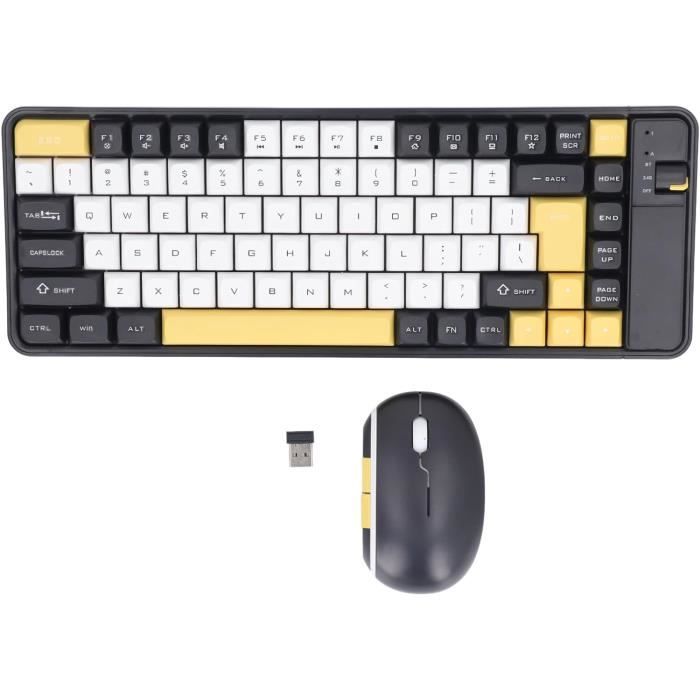 Ensemble Clavier Et Souris Sans Fil, Clavier Et Souris Bluetooth Sans ...