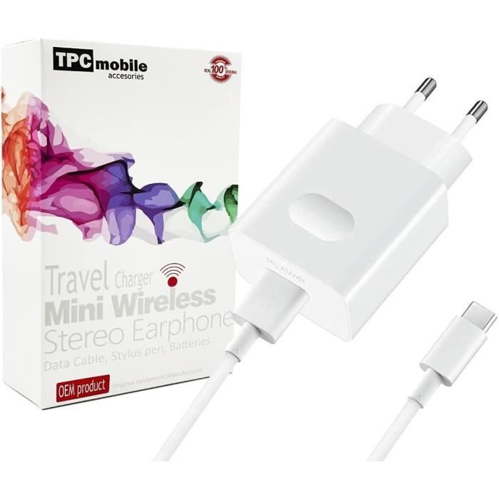 Chargeur Secteur Rapide 22,5 W Pour Honor 6T, X6A, X7, X7A, X8, X8A ...