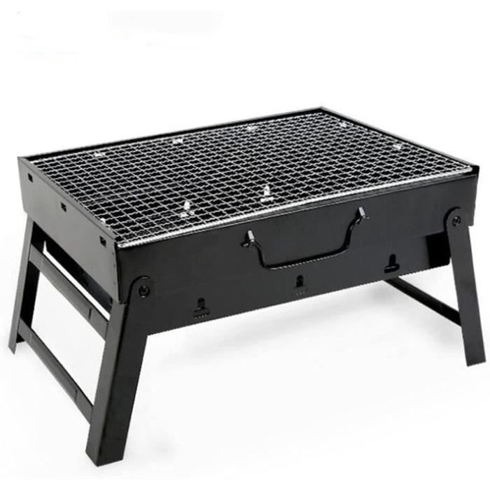 Gril À Gaz Portable Pliable Barbecue Grilles Patio Barbecue Charcoal Grill Poêle En Acier ...