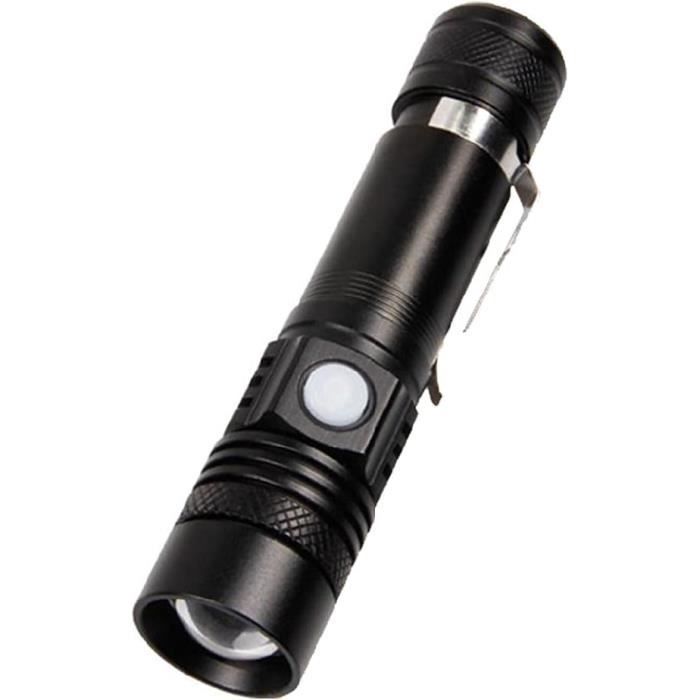Mini Lampe Torche Led Rechargeable Par Usb - Format De Poche Étanche ...