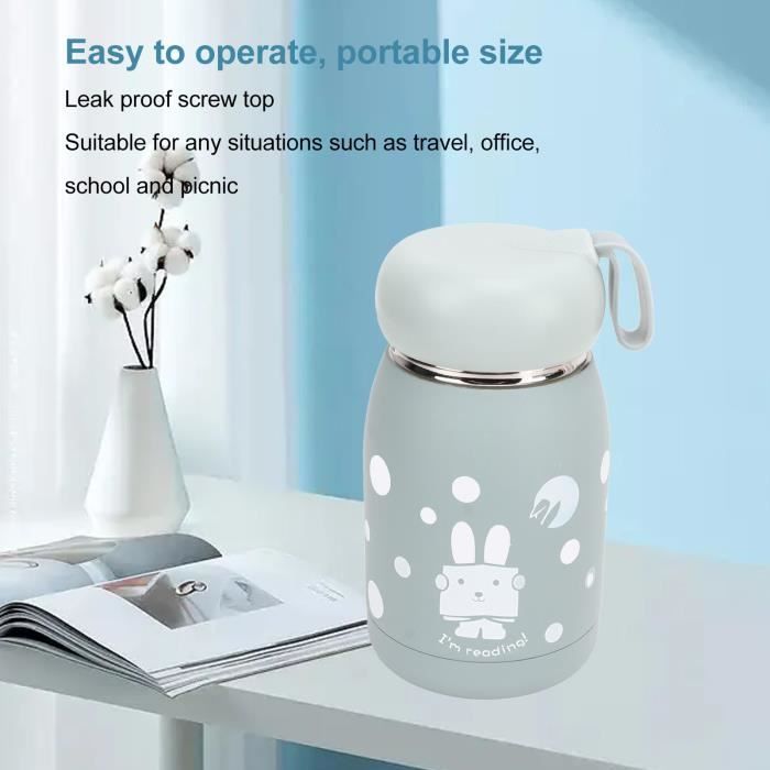 VGEBY Children's Insulation Cup 12oz Double Wall Portable Rabbit ...