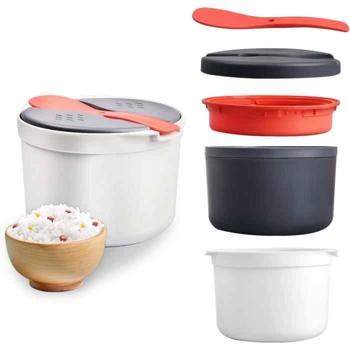 Cuiseur de Riz Micro Onde Cuiseur à Riz Micro-Ondes Cuiseur Vapeur ...