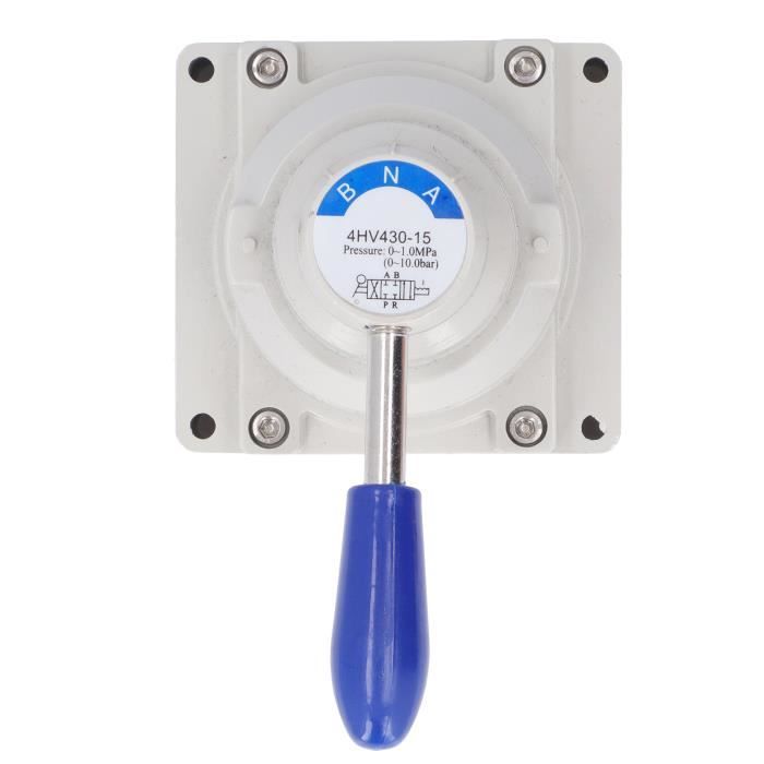 YOSOO vanne manuelle 3 positions 4 voies Vanne pneumatique à main 3 ...