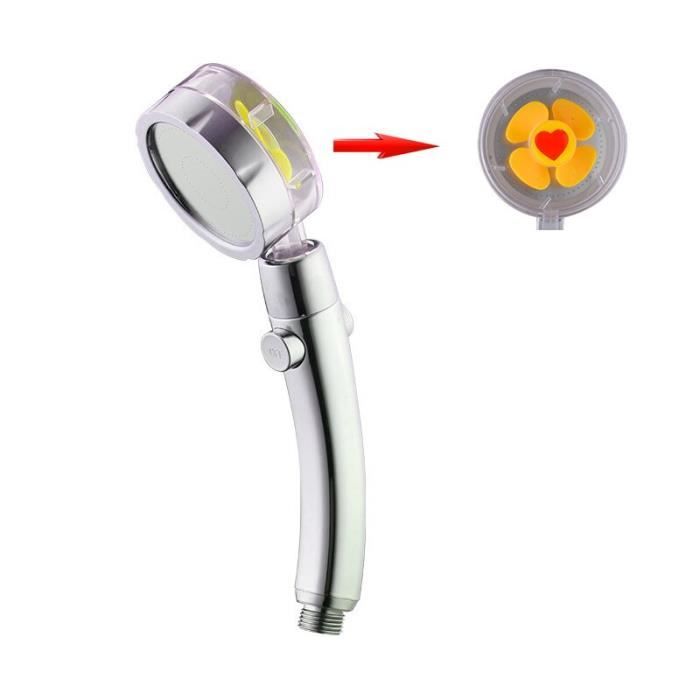 Robinet Haute,Single Side A1--Pommeau de douche haute pression, pluie rotative à 360 °, Double ...