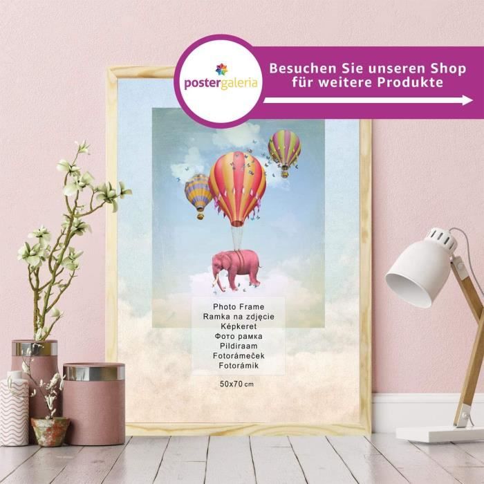 Cadre Photo En Bois Ou Affiches Avec Plexi-Verre, Eko, 50 X 70 Cm[u2088] Nature - Achat / Vente ...