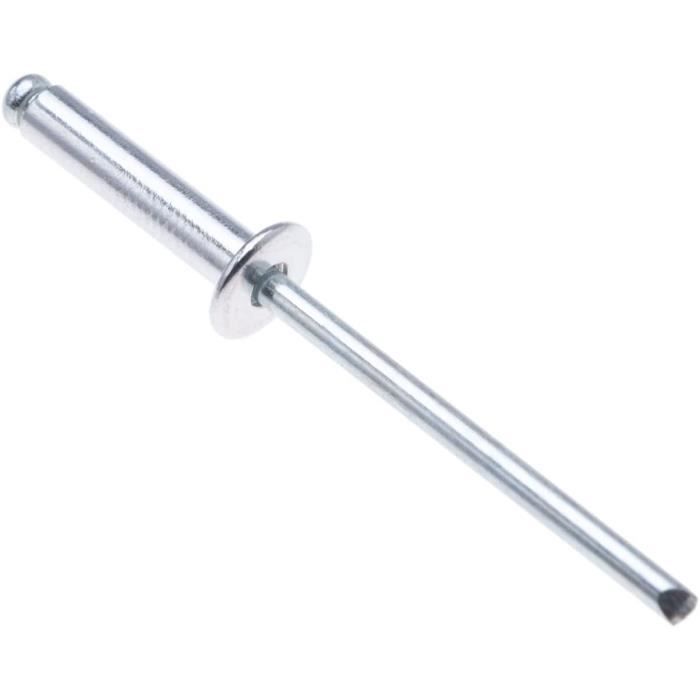 4.8mm x 18mm Rivets en Alliage, 500 Paquet– Rivets pour Métal, Rivet ...