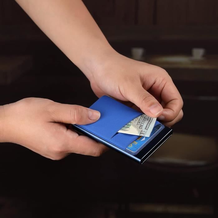 Porte-Cartes De Crédit Minimaliste Cartes Pop-Up Pour Hommes, Étui En ...