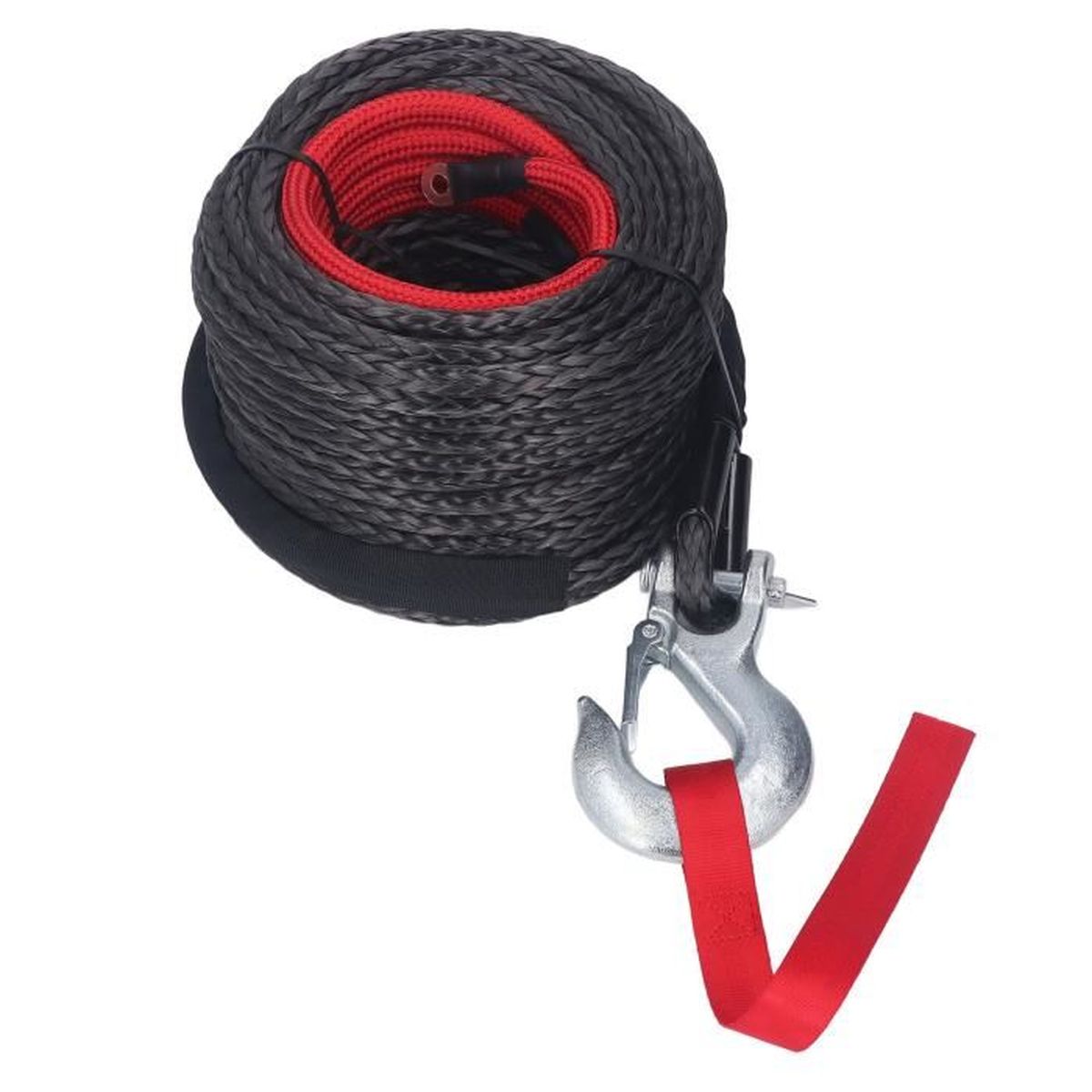 VBESTLIFE Kit de corde de treuil synthétique Corde de Treuil Synthétique, 10 Mm X 30 M, Corde en ...