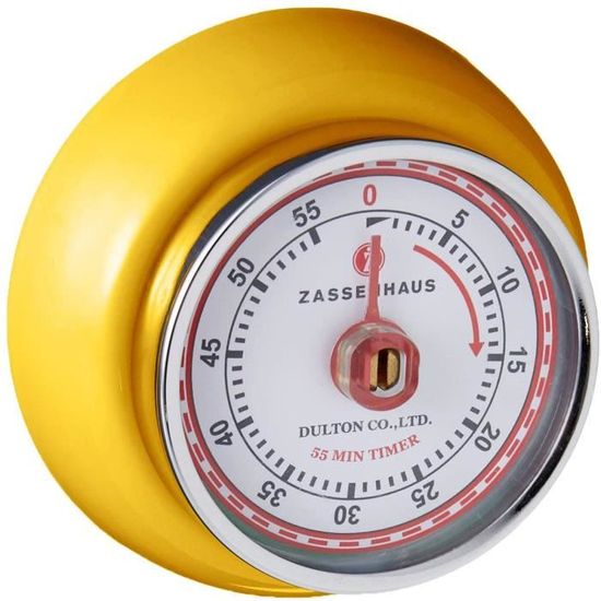 Retro - Collection Timer Speed - 72341 Minuteur Aimante Jaune[40 ...