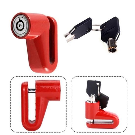 Antivols-Alarmes,Verrou de sécurité antivol pour moto,cadenas à disque ...