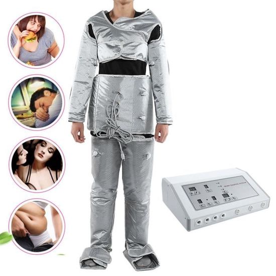 ESTINK Sauna infrarouge lointain Costume de Sauna à infrarouge lointain ...