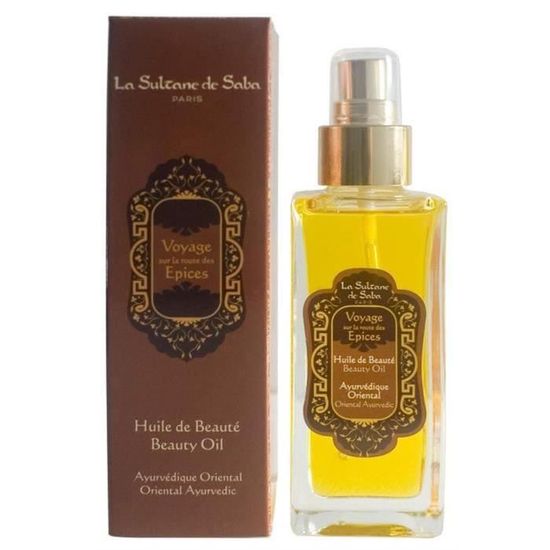 La Sultane de Saba - Huile corporelle Ayurvédique - Ambre, Vanille, Patchouli - Voyage sur la ...