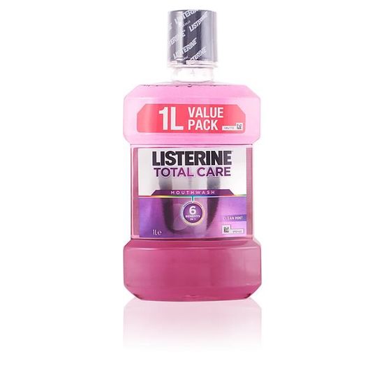Rince-bouche Listerine Total Care contient une combinaison d'huiles ...
