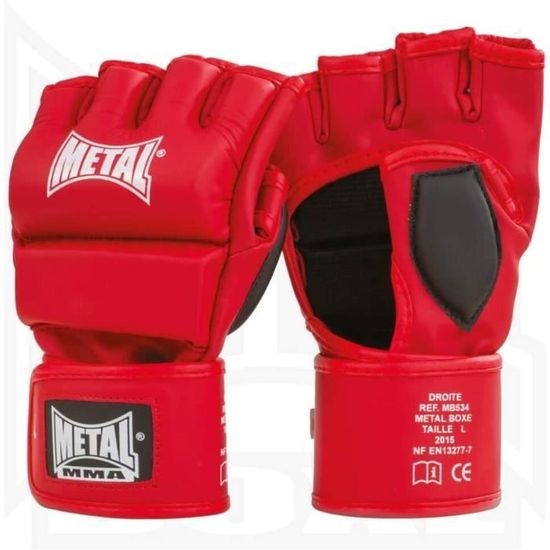 Gants de MMA Metal Boxe - rouge - L - Cdiscount Sport