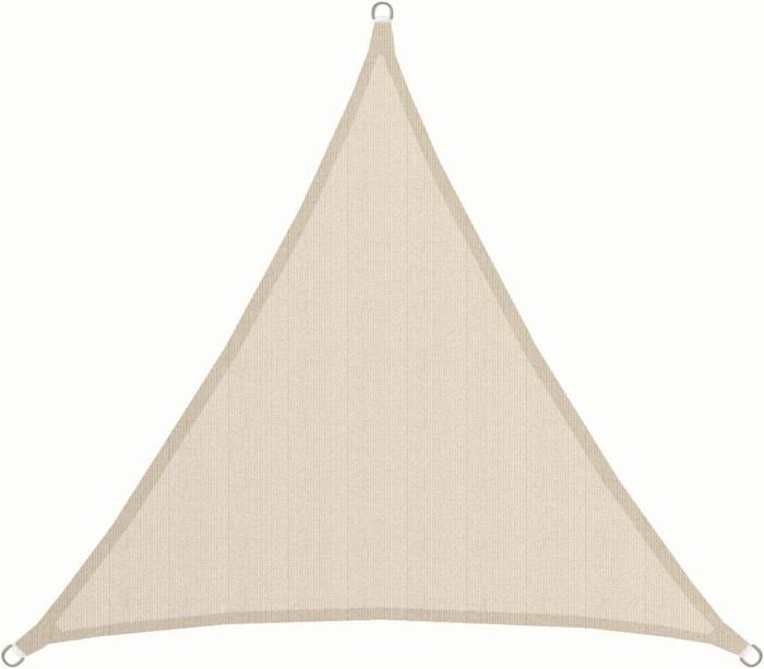 Beige UPF50+ Voile d'ombrage UV - 2x2x2 Polyester Triangle Protection ...