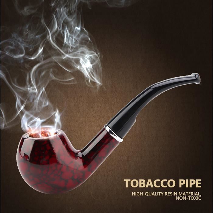 SPR Pipe à fumer Tuyau de tabac à fumer en résine détachable Pipe à ...